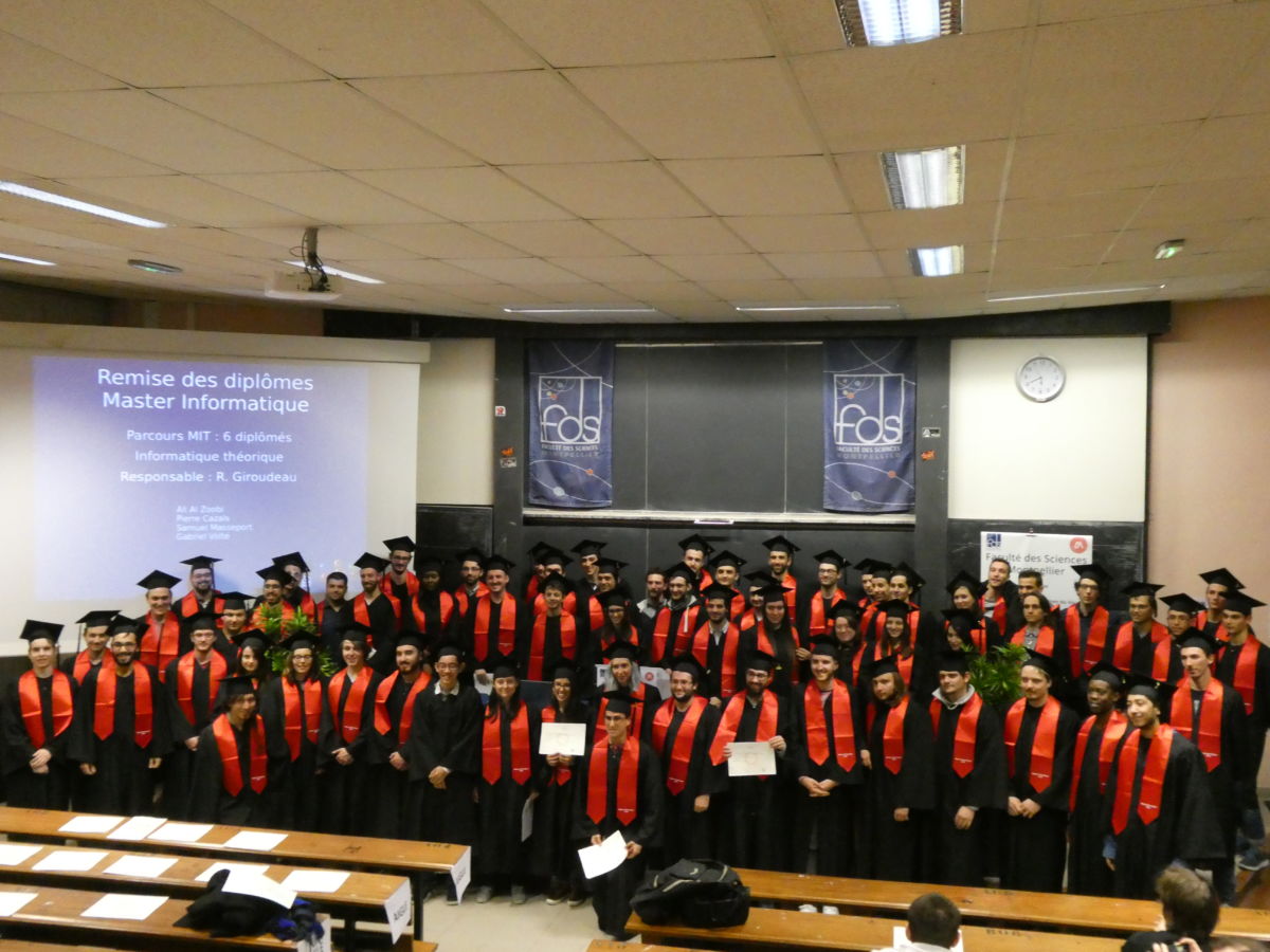 14/12/18 : remise des diplômes du master Informatique - Département ...