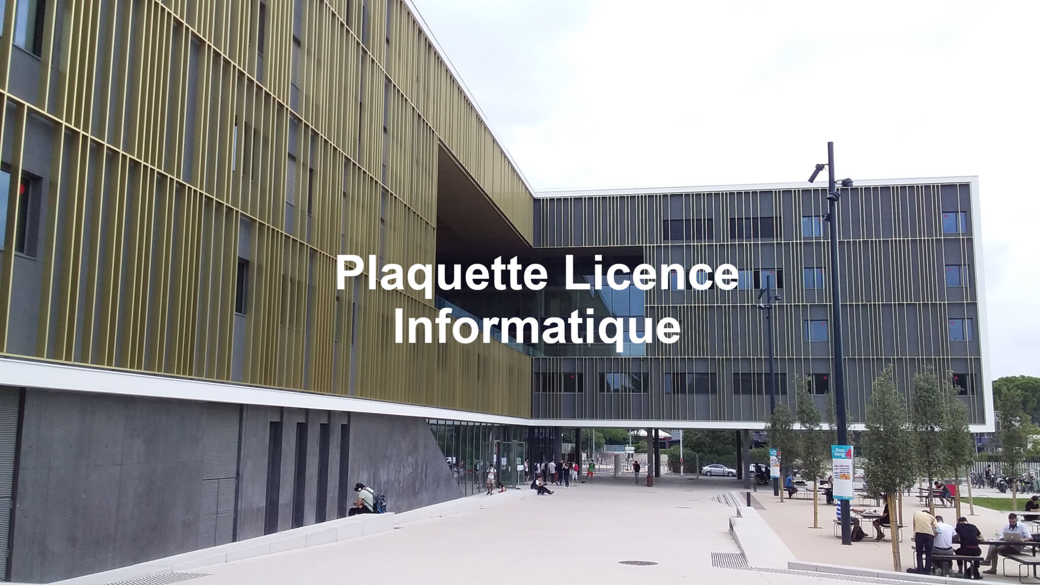 Licences - Département informatique de la Faculté des sciences