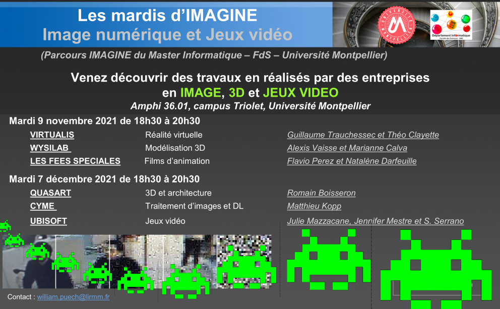 Les mardis d'Imagine - Département informatique de la Faculté des sciences