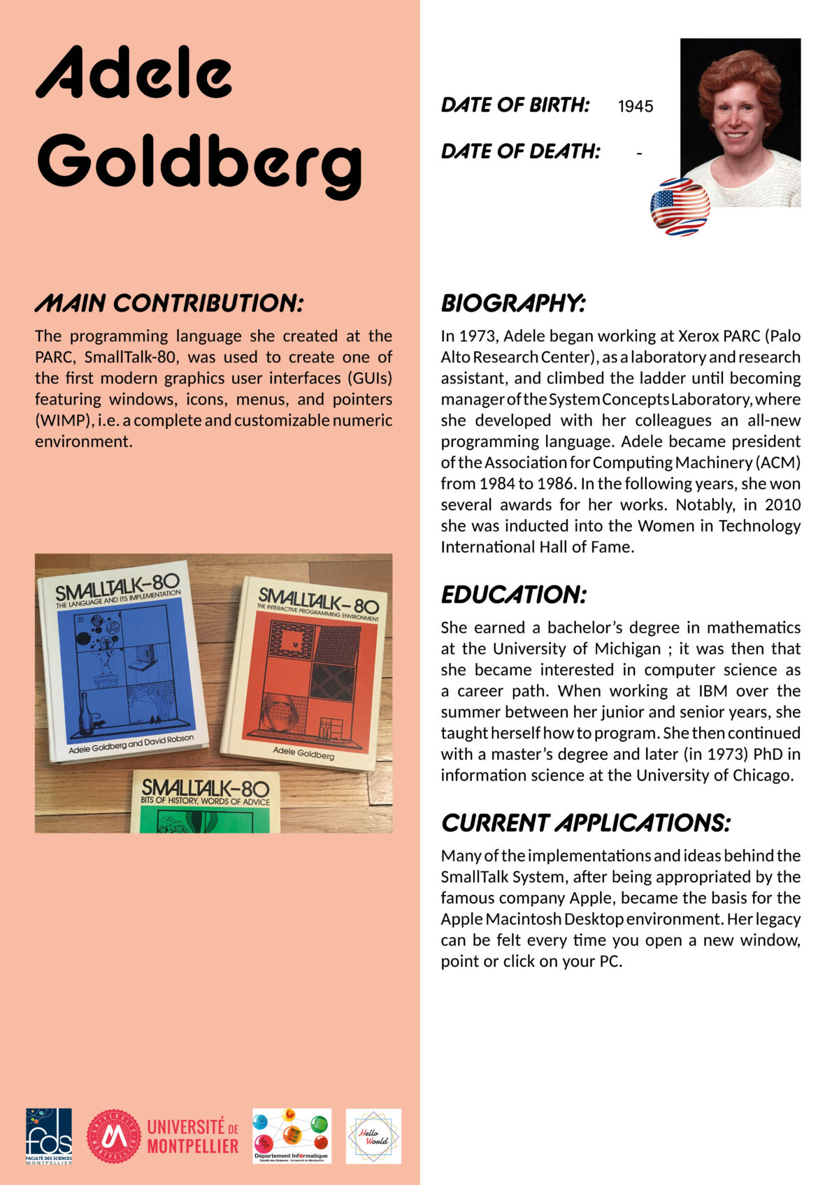 Figures féminines marquantes de l'informatique - Département ...